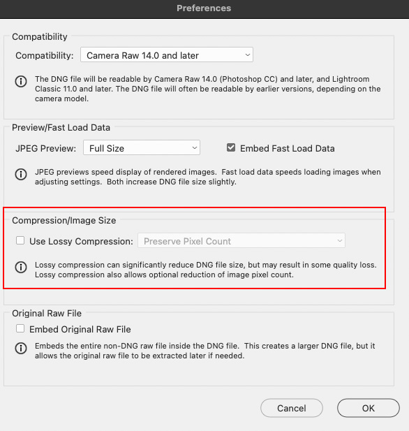 P: Error after DNG conversion (Lossy) - Adobe Product Community - 13581242
