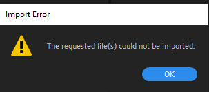 i can't load video in premier.... - Adobe Community - 13586976