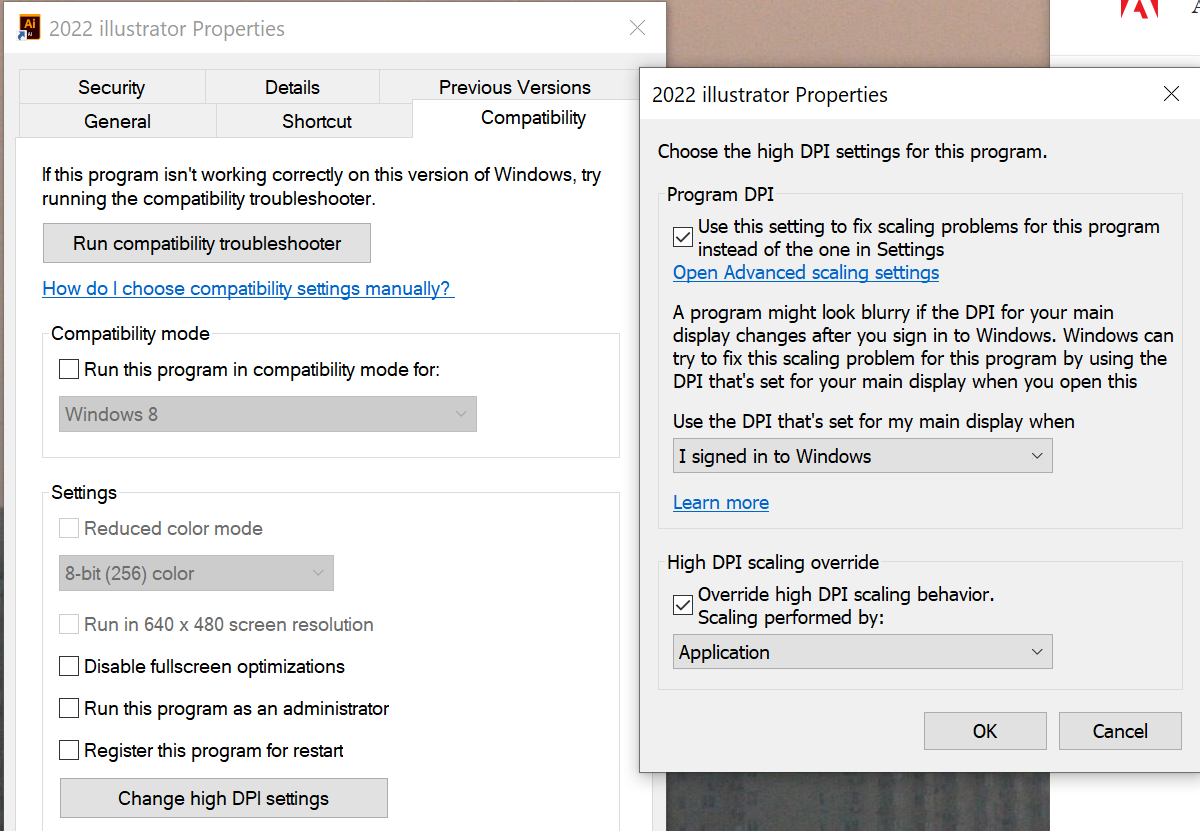 Solved: UI Graphical Glitches in last 2 versions of illust... - Adobe ...