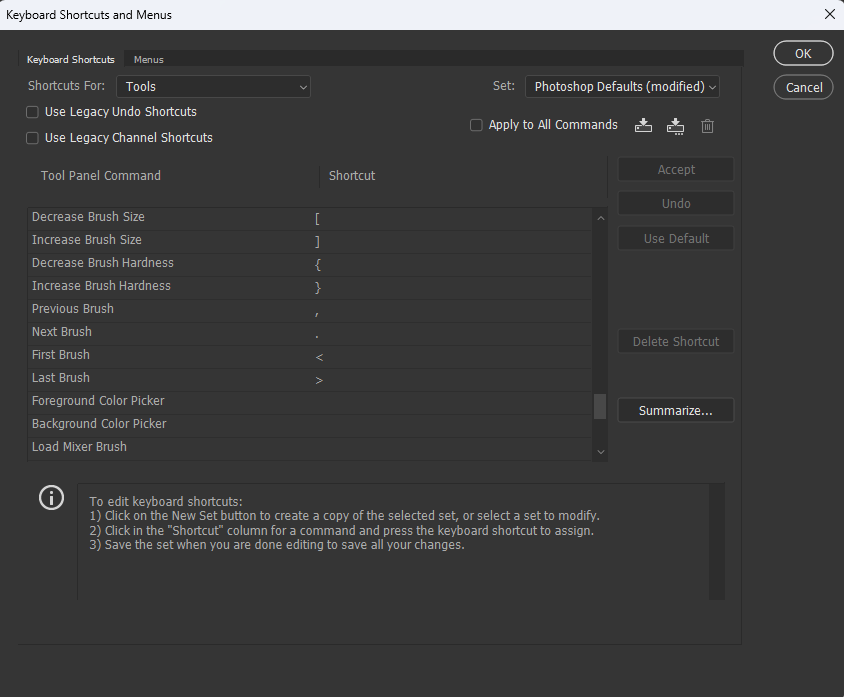 Solved: Is there a shortcut key to horizontally flip a bru... - Adobe ...
