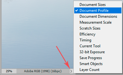 Solved: Color space bar at bottom not showing - Adobe Support Community ...