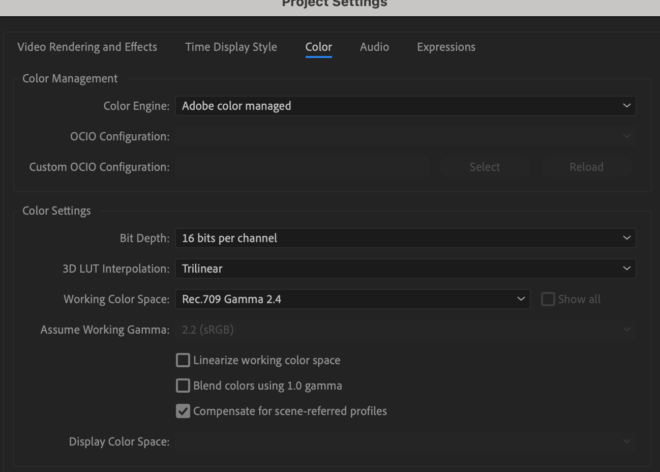 Solved: clip changes colors by dynamic linking after effec... - Adobe ...