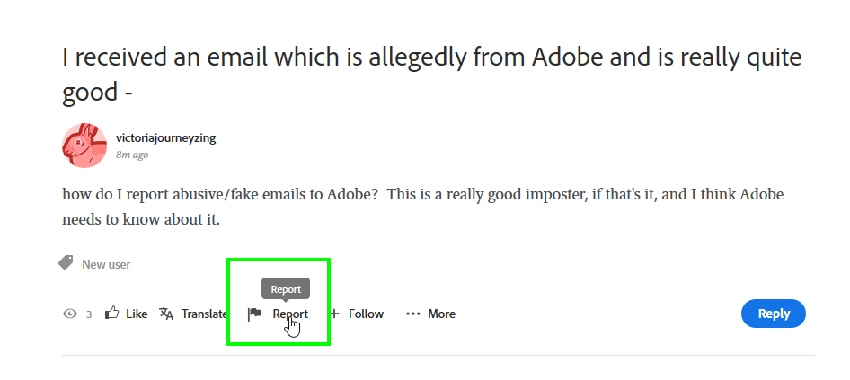 Solved: I received an email which is allegedly from Adobe ... - Adobe ...