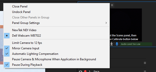 Camera and Microphone not working - Adobe Community - 13591084
