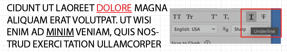How to format text above lines - Adobe Product Community - 13593511