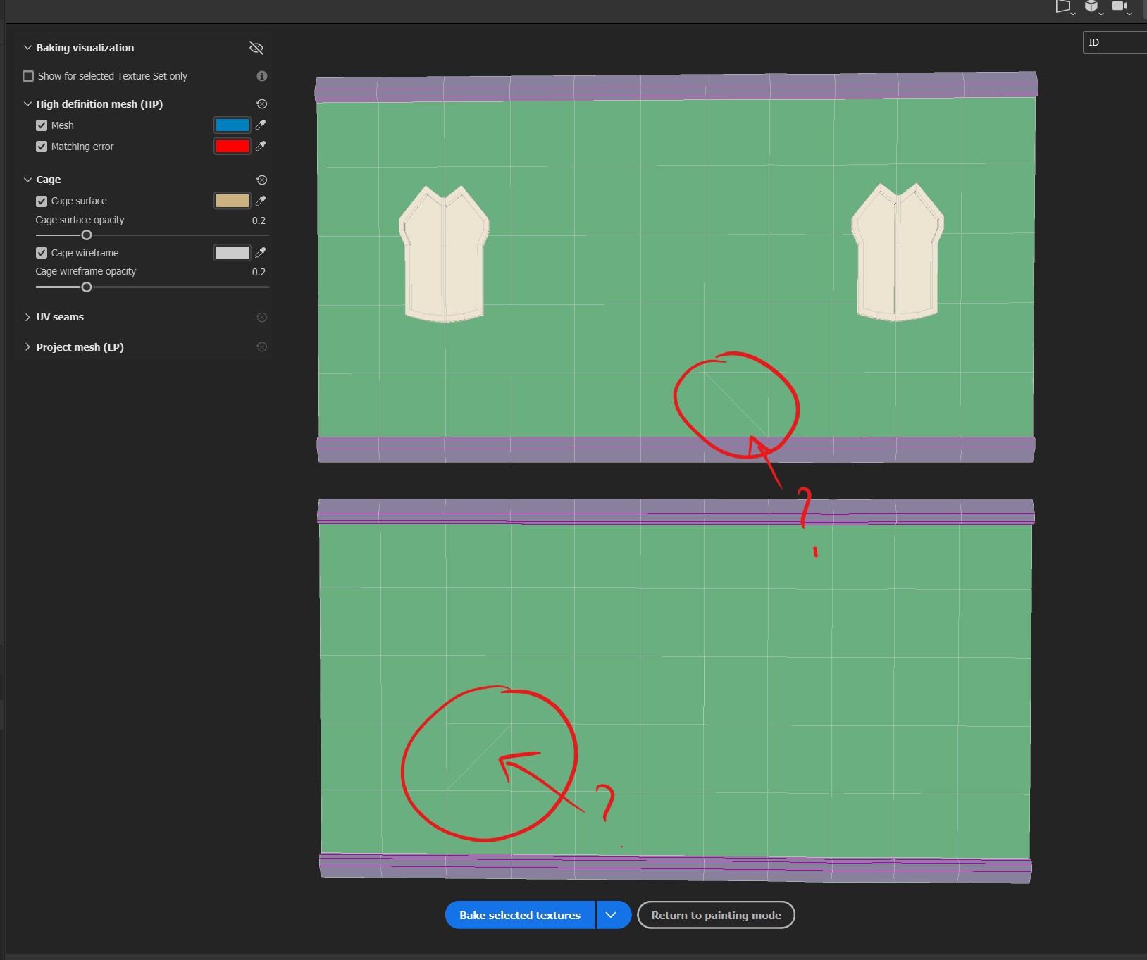 Vertex paint Blender to Painter issue + edge small... - Adobe Product ...