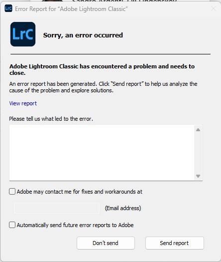 Solved: Today when attempting to launch Lightroom Classic ... - Adobe ...