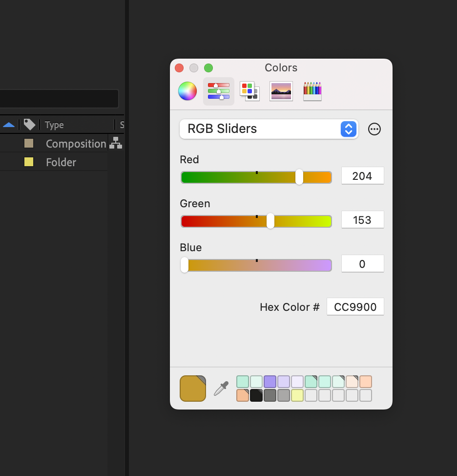 Solved: AE solid color interface - Adobe Support Community - 13607882