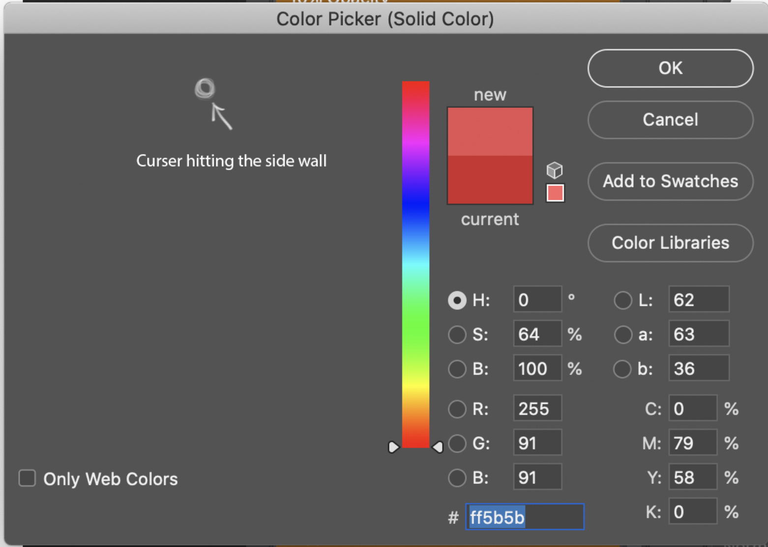solid Colour fill picker goes Grey When I hit the ... - Adobe Community ...