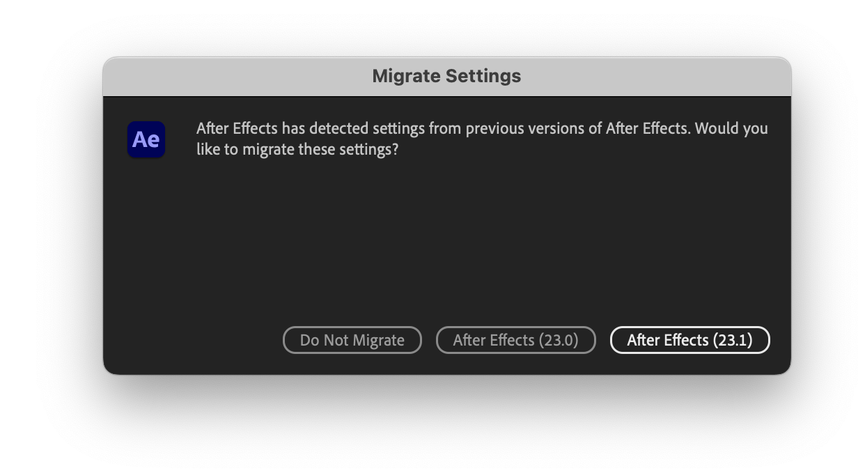 After Effects 23.2.1 is now available for download... - Adobe Community ...