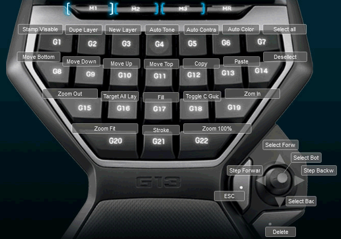 Content aware with Logitech g13 - Adobe Community - 10889002