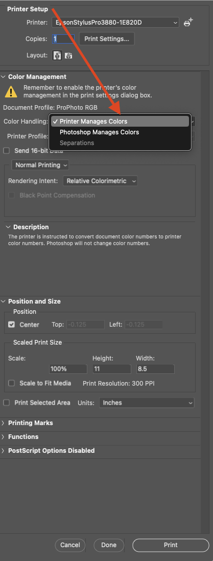 Solved: No access to printer ICC Profiles after updating m... - Page 2 ...