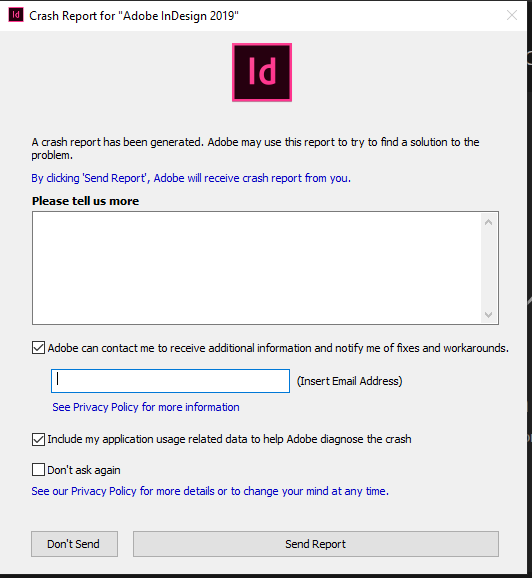 InDesign Corrupt document - Adobe Product Community - 10627443