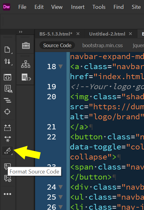 DW changes code - Adobe Product Community - 13636357