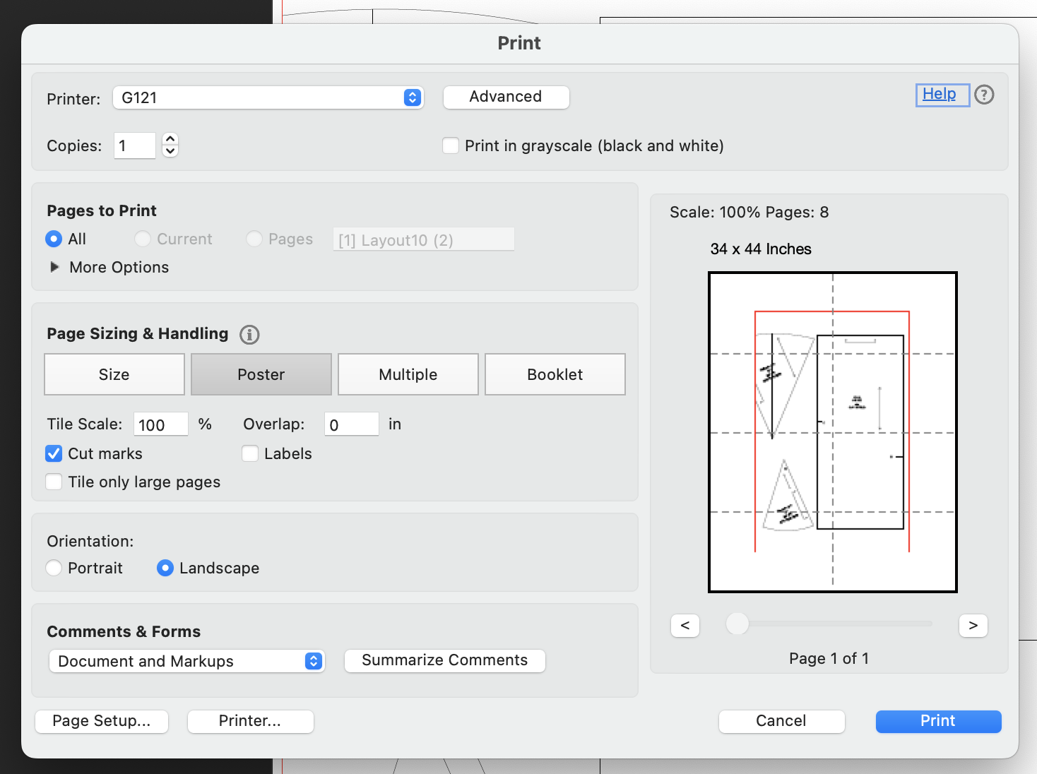 Reducing paper waste with poster print - Adobe Community - 13638923