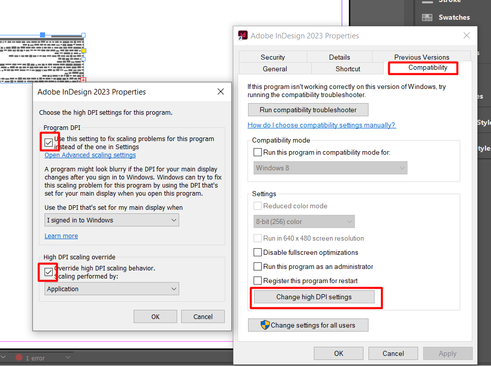 Big mouse pointer on indesign only on second scree... - Adobe Product ...