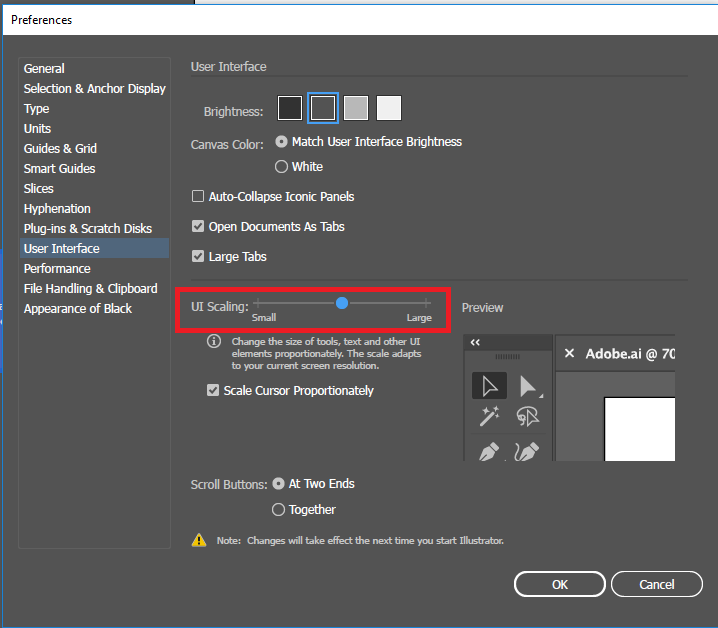 Font preview enlarged Adobe Illustrator - Adobe Product Community ...