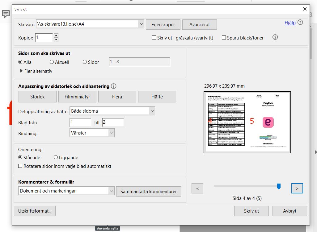 Booklet printing preview and paper print in wrong ... - Adobe Product ...