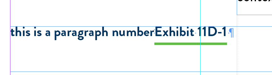 How to make text-width paragraph rule under Exhibi... - Page 2 - Adobe ...