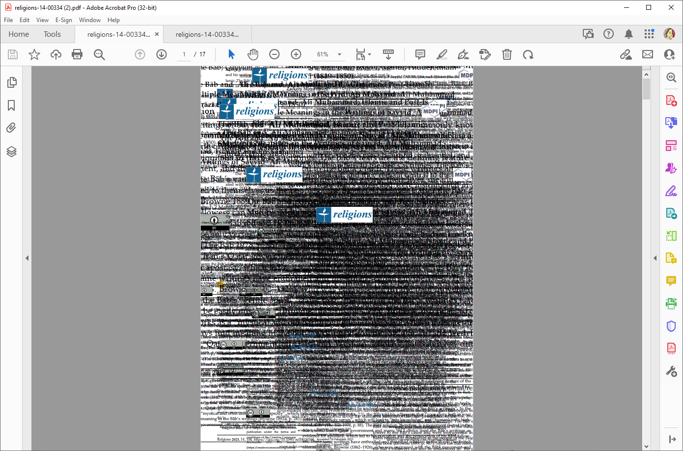 Solved: Text duplicated in PDF - Adobe Product Community - 13656313
