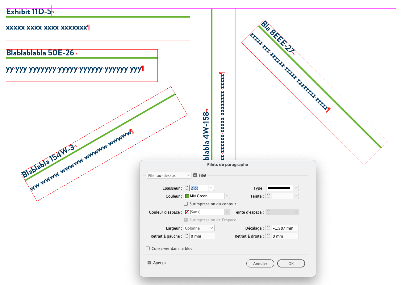 How to make text-width paragraph rule under Exhibi... - Page 2 - Adobe ...