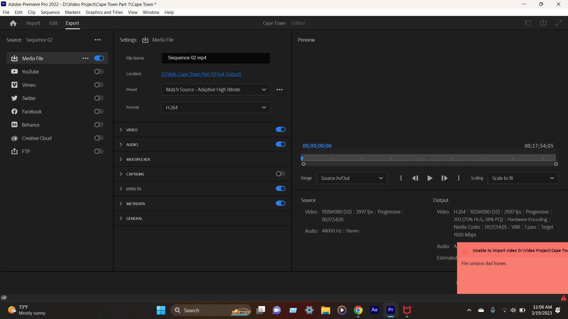 Contains Bad Frames {branched and title edited by ... - Adobe Product ...