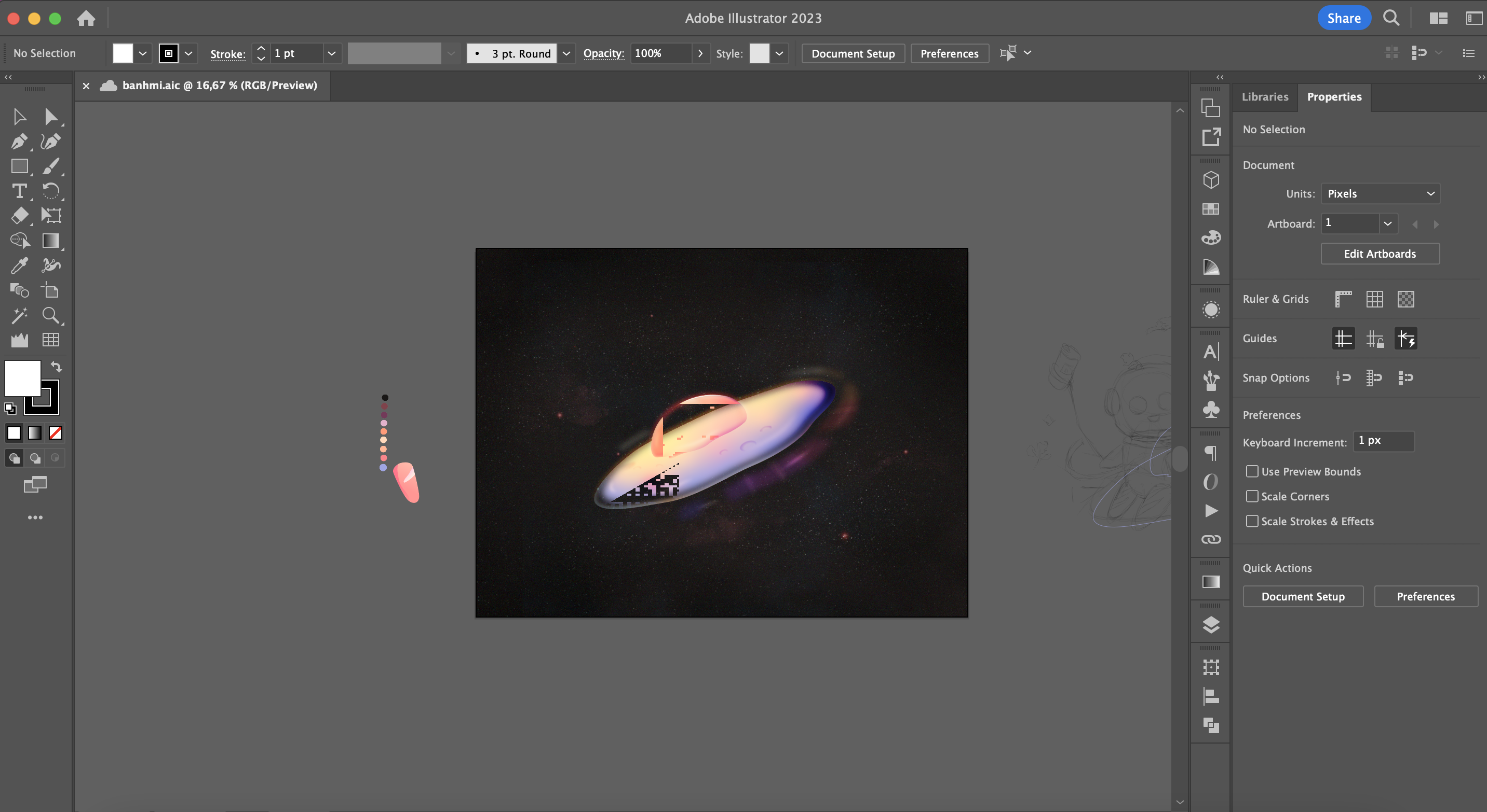 Solved: Illustrator pixel glitch when moving or zooming - Adobe Product ...