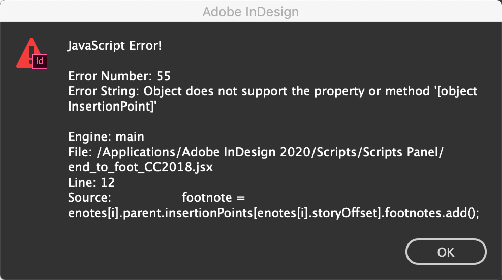 Solved: Endnotes to Footnotes conversion (InD 2020) - Adobe Product ...