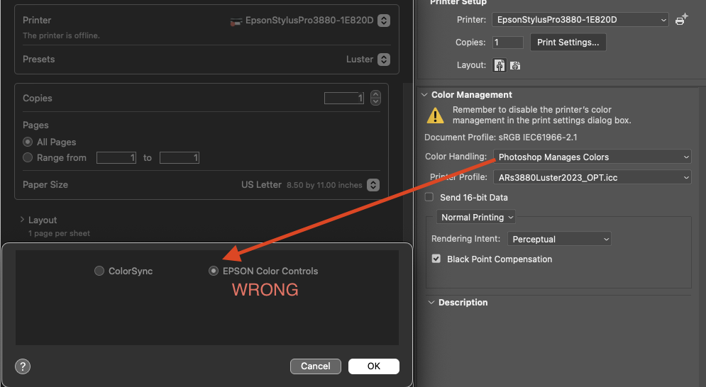 Solved: Gray colors become grey-green in prints after upgr... - Adobe ...
