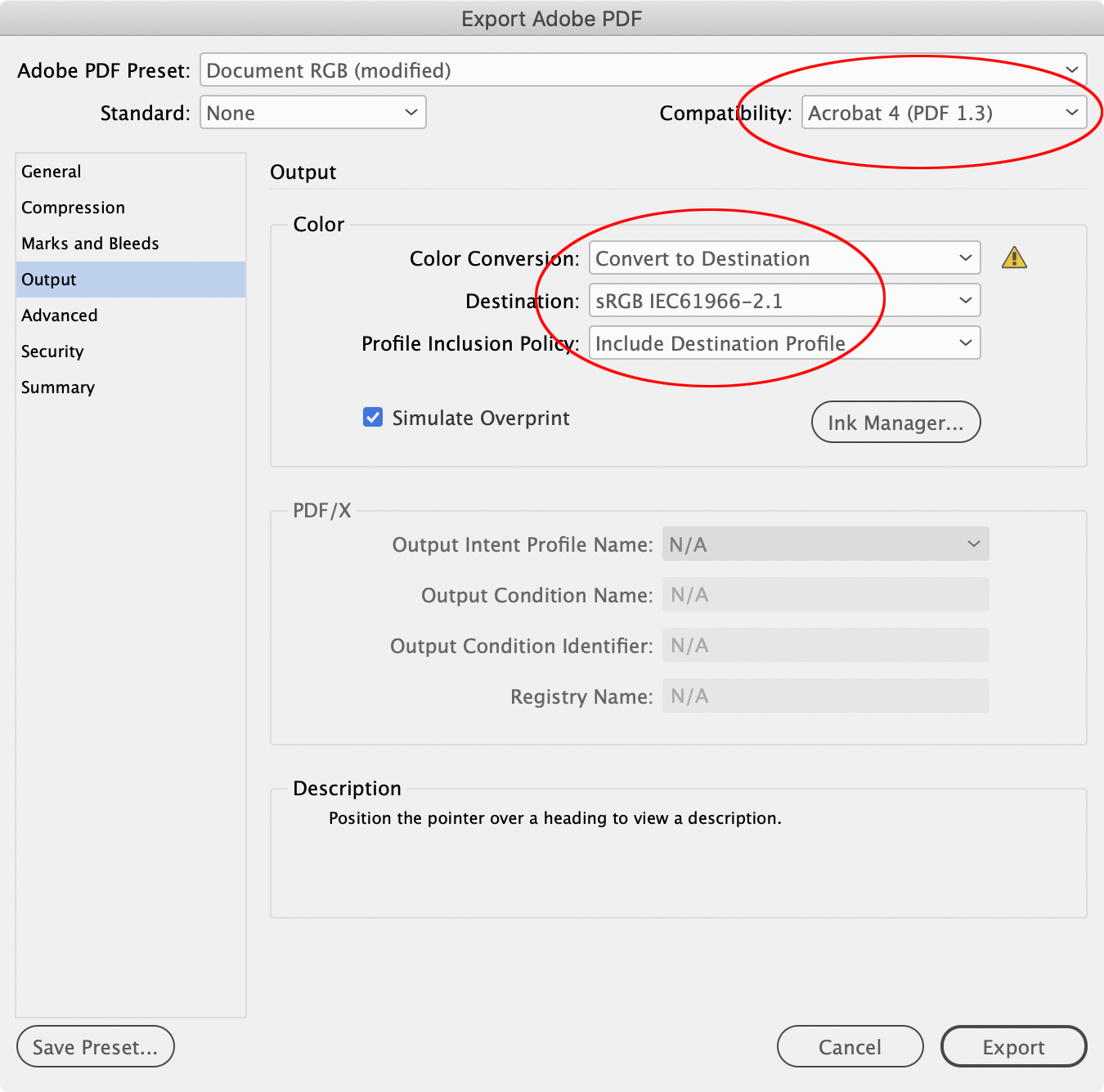 Colors problem with the export to PDF Indesign - Adobe Product ...