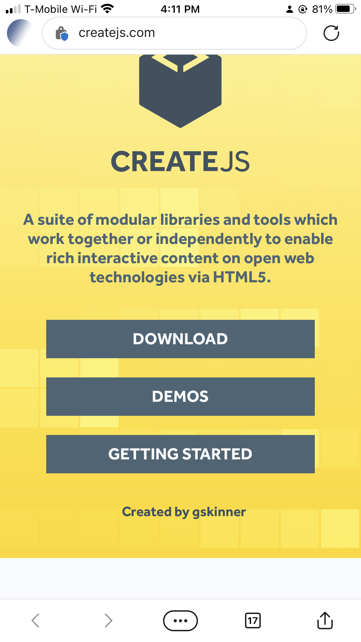 How do I download the createJs files for a new pro... - Adobe Community - 13677874