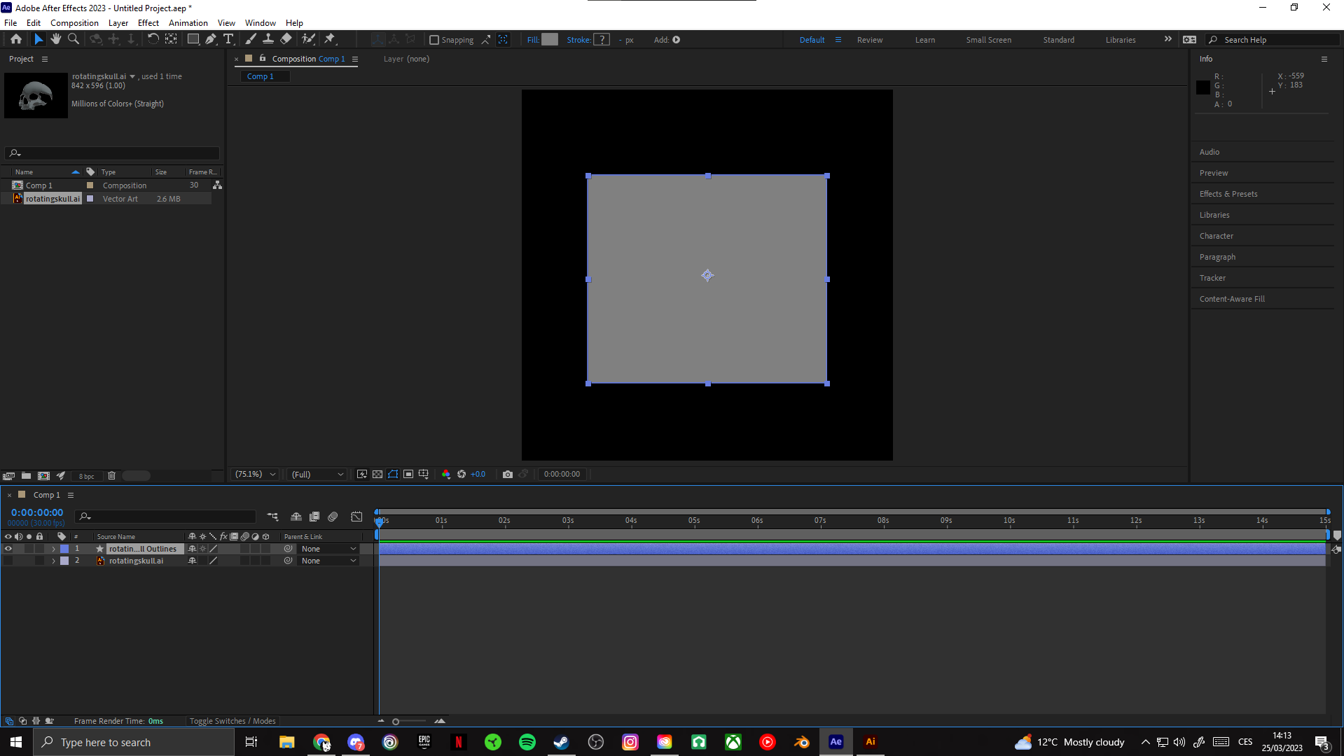 Solved: Importing a 3d Illustrator file into After Effects - Adobe ...