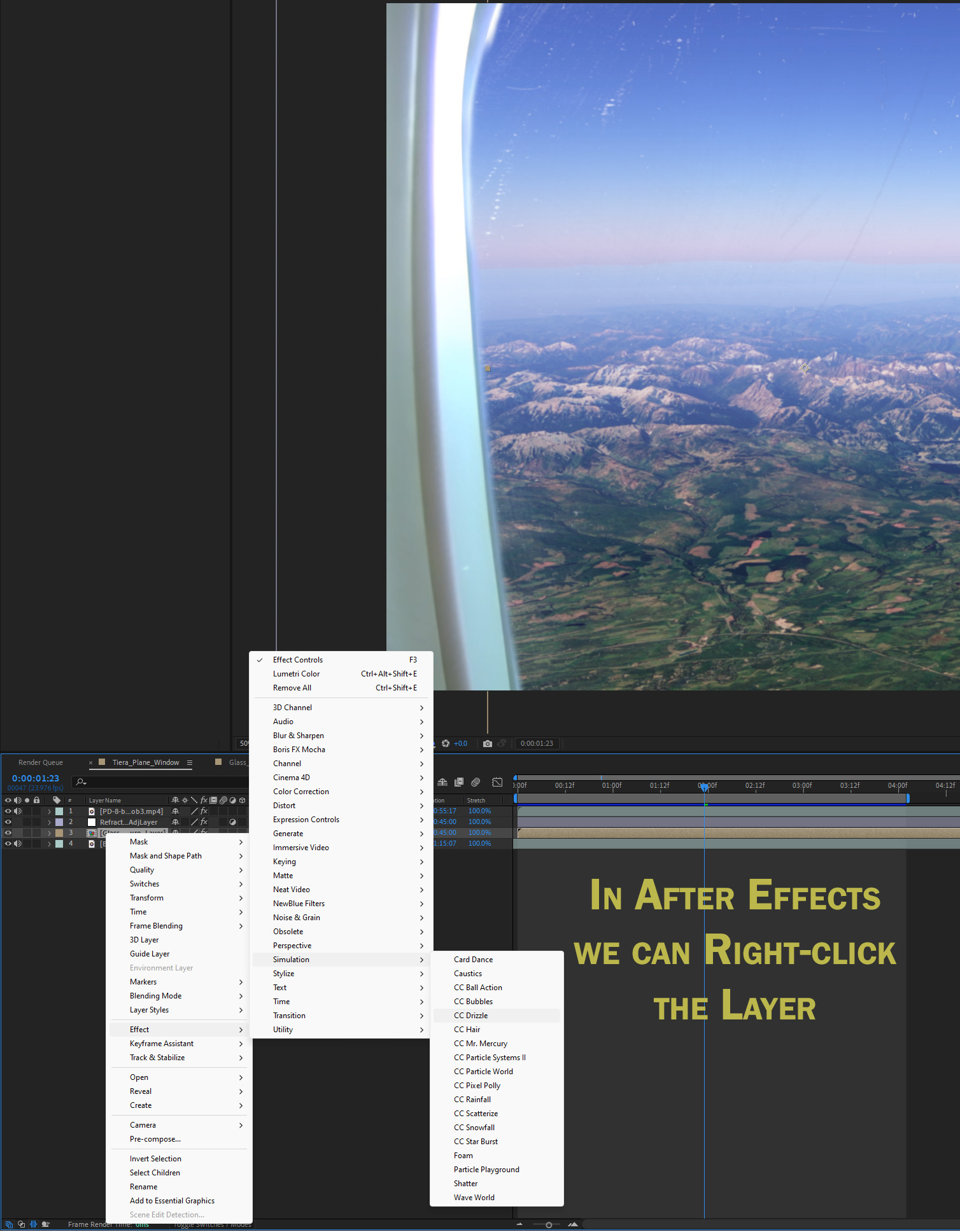 Right-click context menu in Effect Controls and Cl... - Adobe Product ...