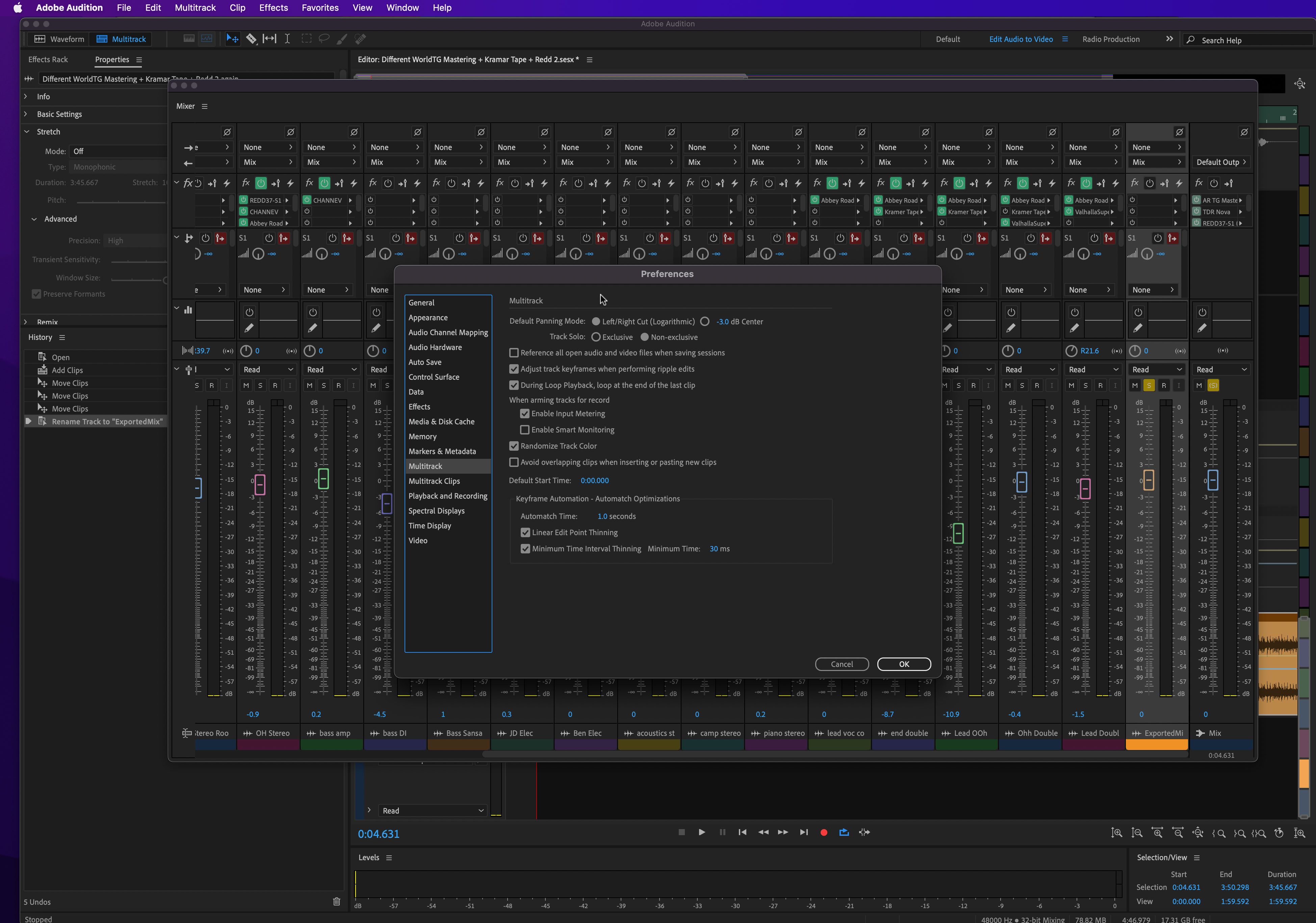 Mixdown exports a -3db peak file, after limiting t... - Adobe Product ...