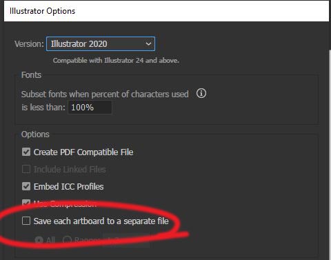 Solved: Separate artboards into single AI files? - Adobe Product ...