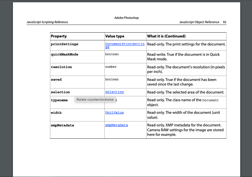 Solved: Cant Find Simple selection attribute of Document o... - Adobe ...