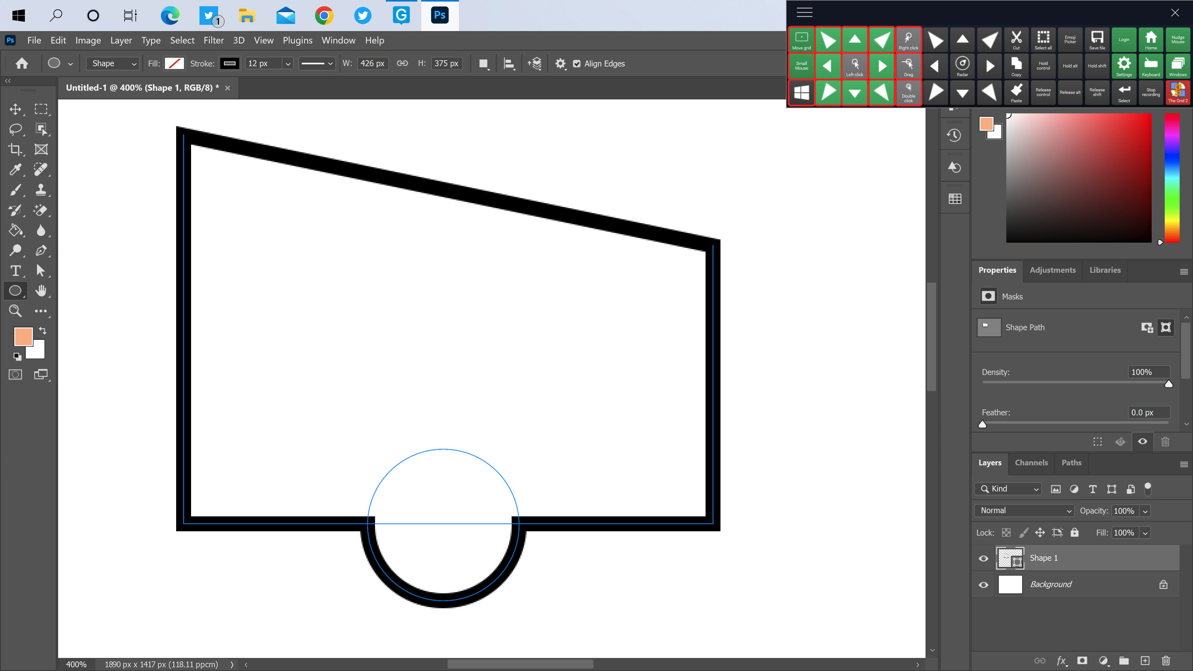 Solved: "Imaginary" line created when two open paths are o... - Adobe ...