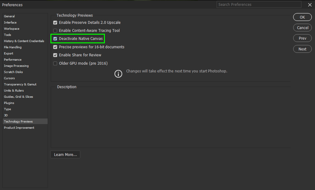 Solved: photoshop display pic problem - flashing strobe - Adobe Community - 13699555