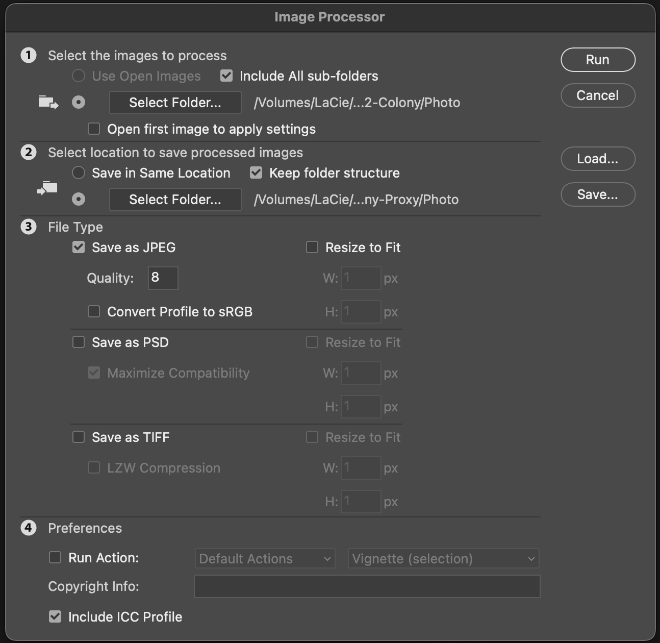 Scripts - Image Processor uses up to 200GB RAM and... - Adobe Community - 13700288