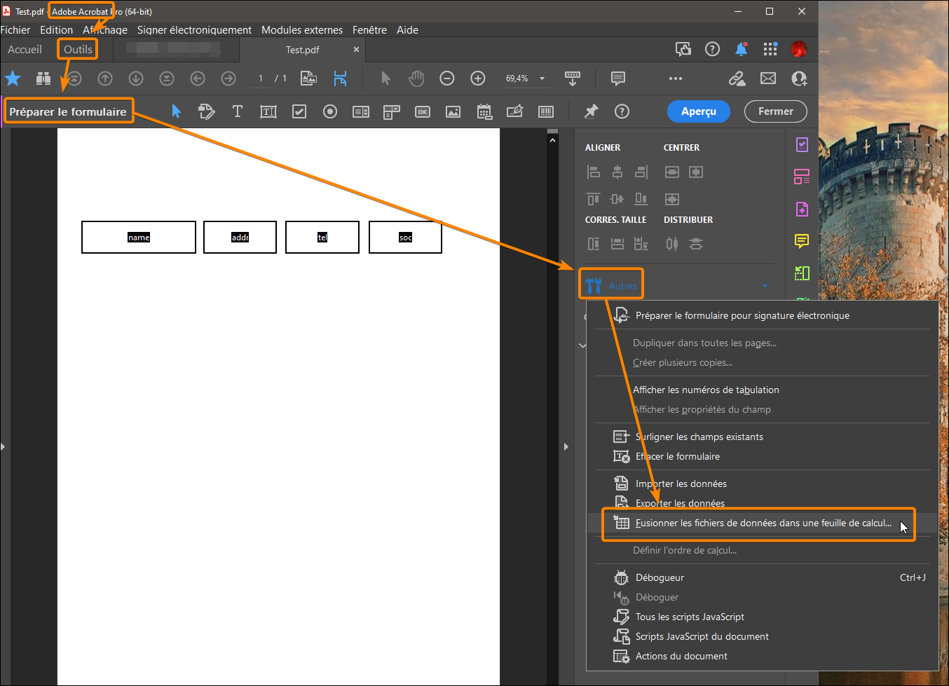 Exporter ou fusionner des données vers Excel. - Adobe Product Community ...