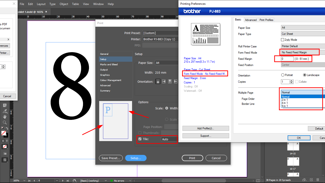 Split A4 page into A7 sections - Adobe Community - 13695569