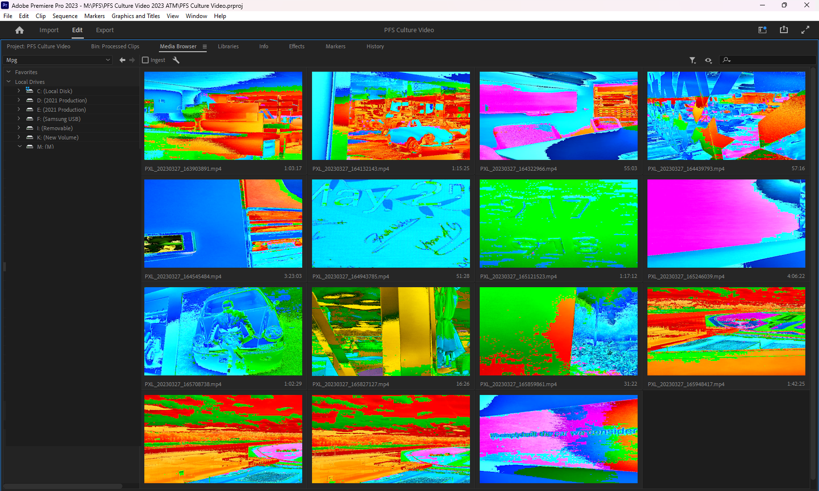 Premiere Pro is inverting color of Pixel 7 Pro vid... - Adobe Product Community - 13703227
