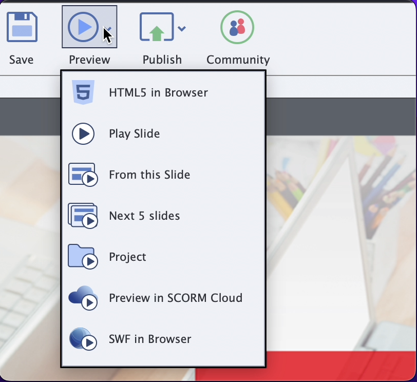 Different dropdown publish menus - Adobe Product Community - 13706608