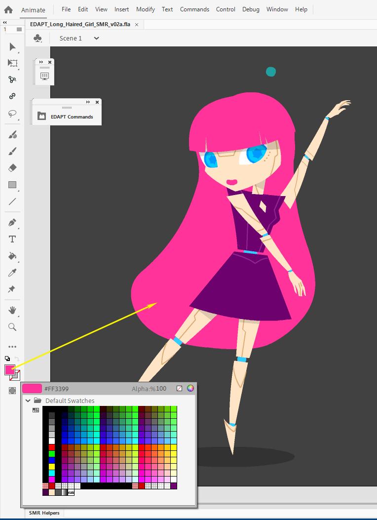 Color picker in Animate is only picking from wet a... - Adobe Product ...