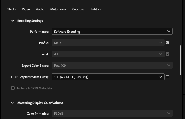 OCIO / ACES Color Management in Media Encoder? - Adobe Product ...