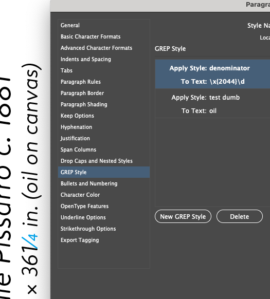 Grep style will only apply the first one (top) - Adobe Community - 13712717