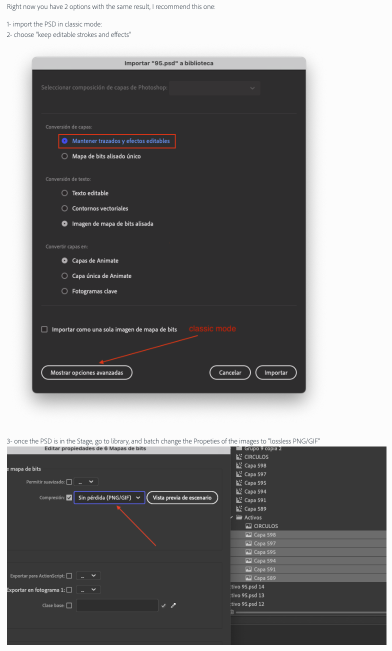 Layer bug: .PSD file to Adobe Animate - Adobe Support Community - 10982276