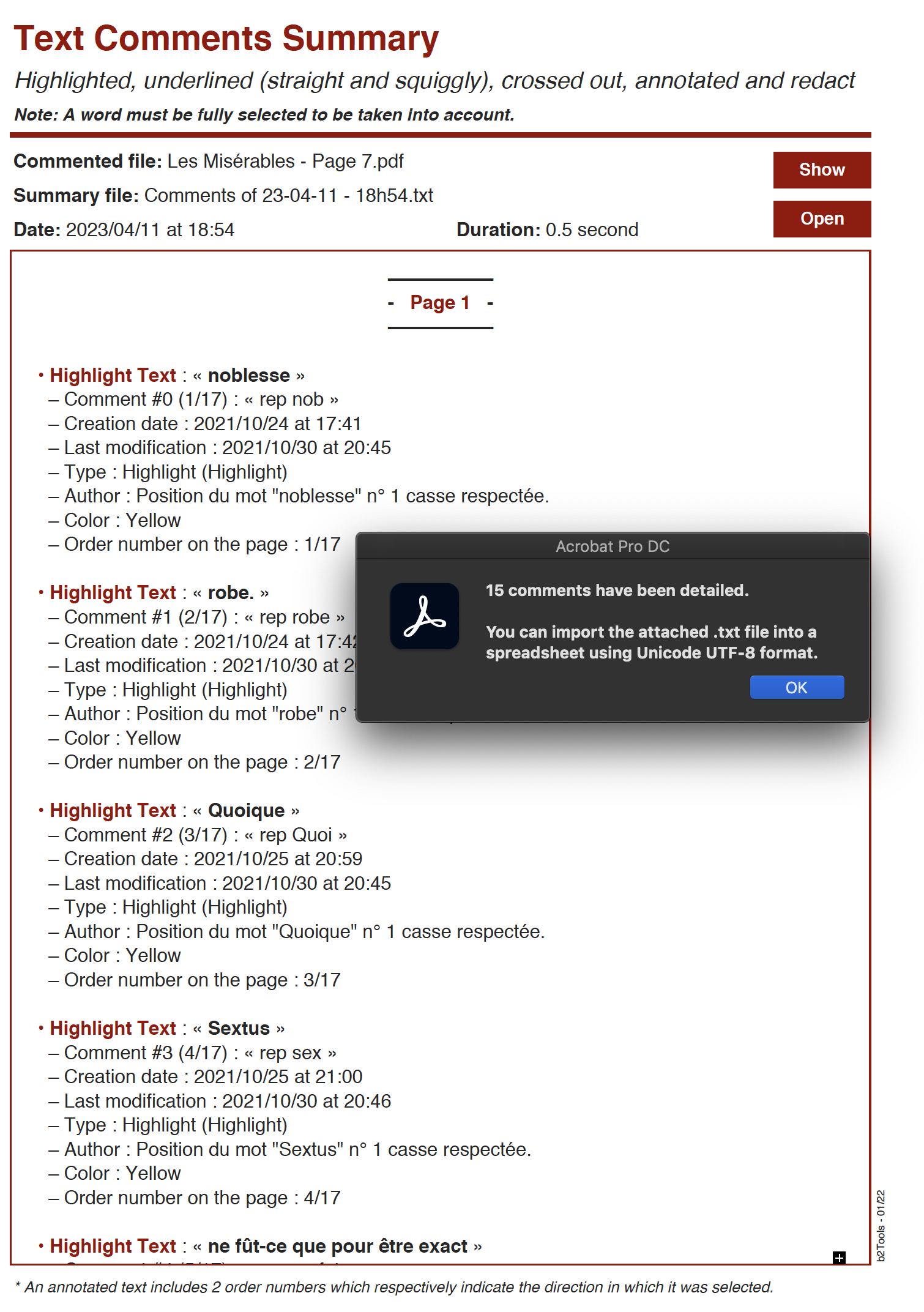 Export highlights from a PDF file - Adobe Product Community - 13715477