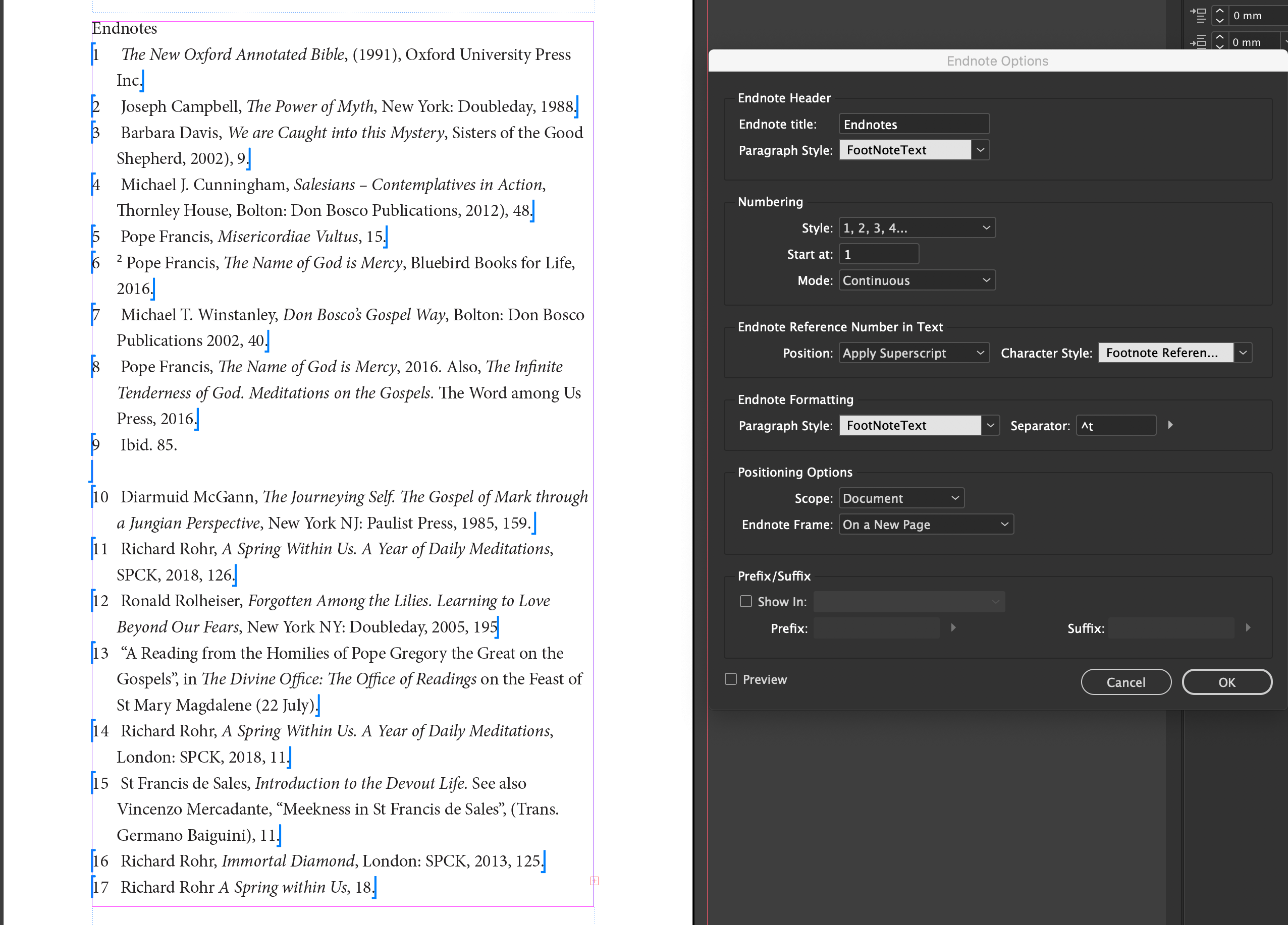 Solved: Endnotes to Footnotes conversion (InD 2020) - Adobe Product ...