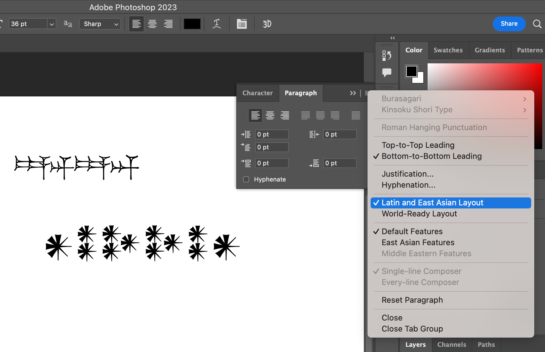 Solved: Photoshop doesn’t show some characters - Adobe Product ...